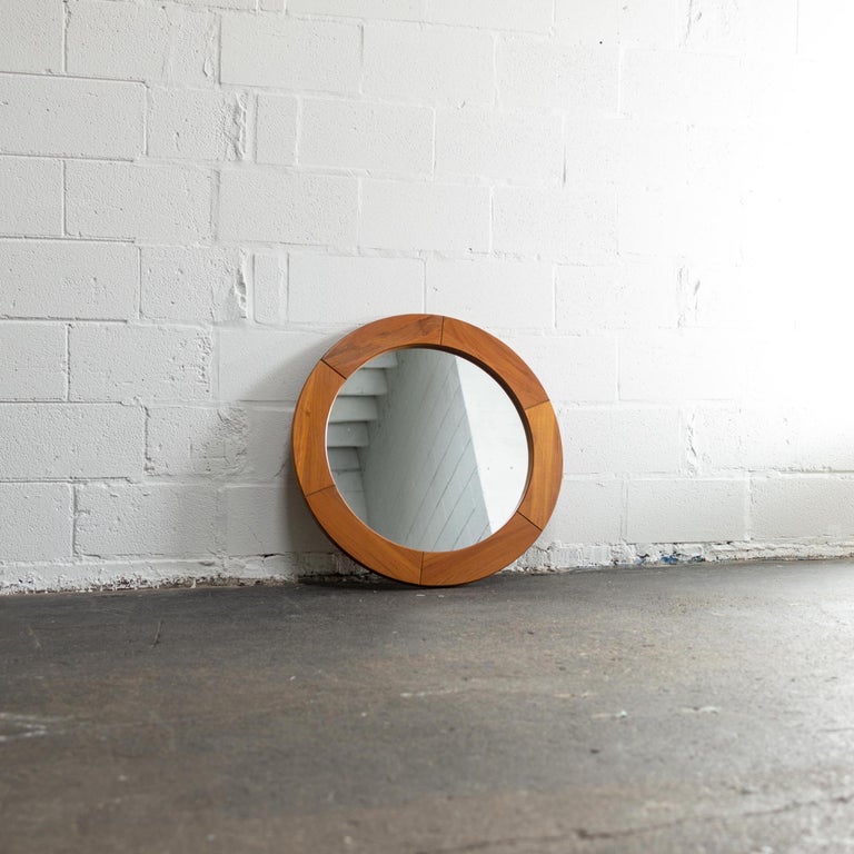 Teak Mirror by Pedersen and Hansen at 1stDibs