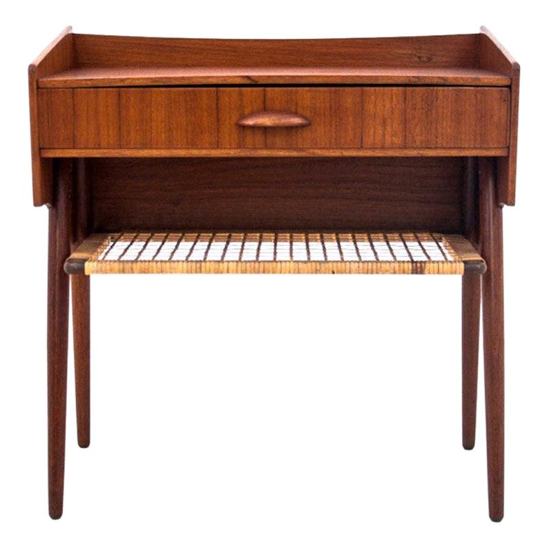 Vintage Danish Teak Side Table 1960s at 1stDibs