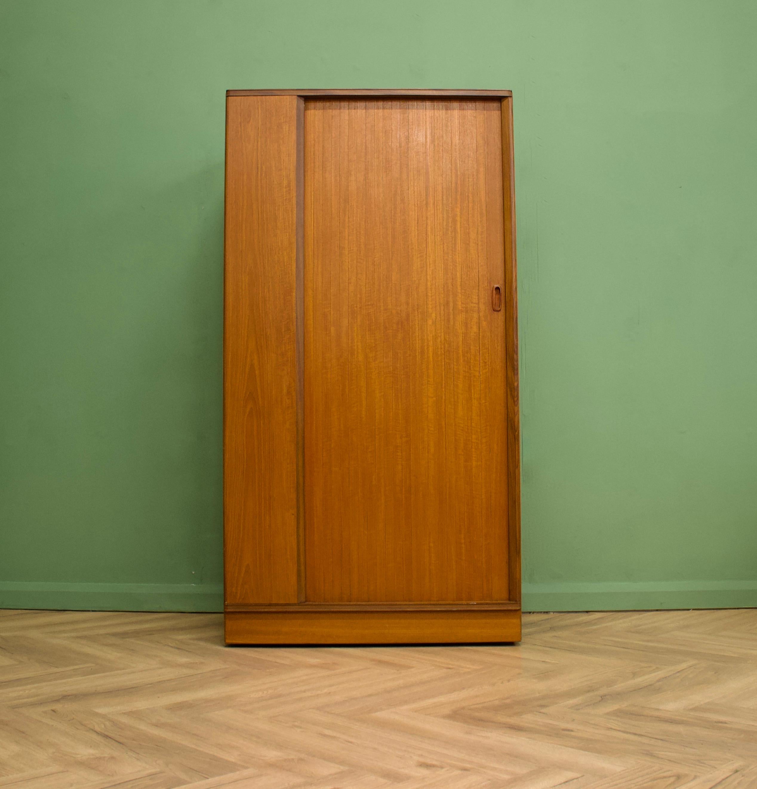 Teak Tambour Wardrobe from Austinsuite, 1960s at 1stDibs | austinsuite ...
