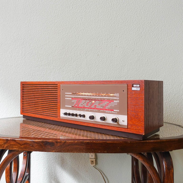 Teak Type 135 Radio from Wega, 1960s For Sale at 1stDibs