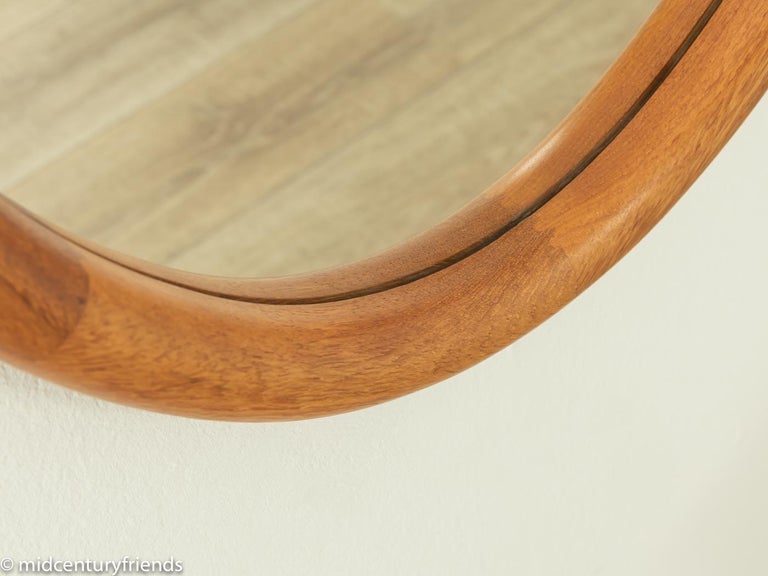 Teak Wall Mirror from 1960s For Sale at 1stDibs