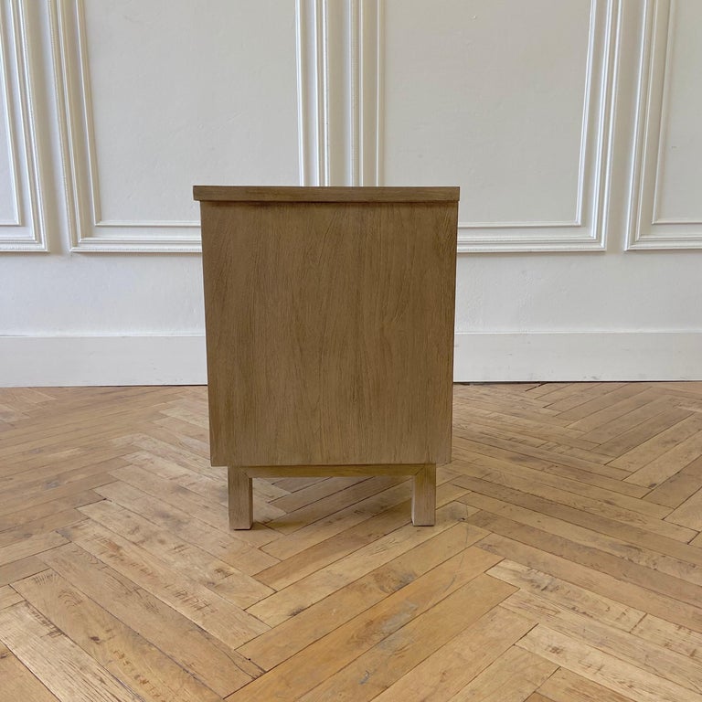 Teak Wood and Brass Night Stand with Soft Close Drawers For Sale at ...