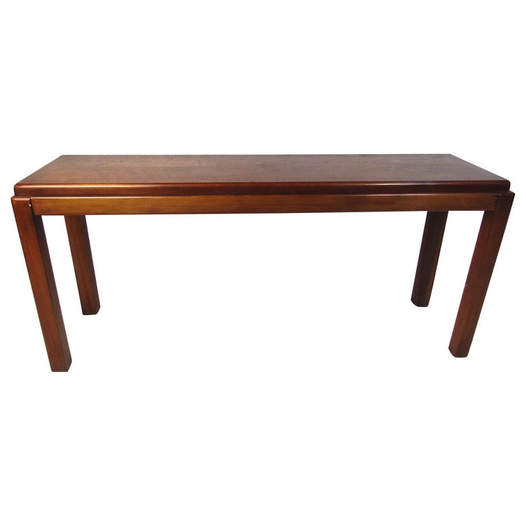 Teak Wood Console Table at 1stDibs