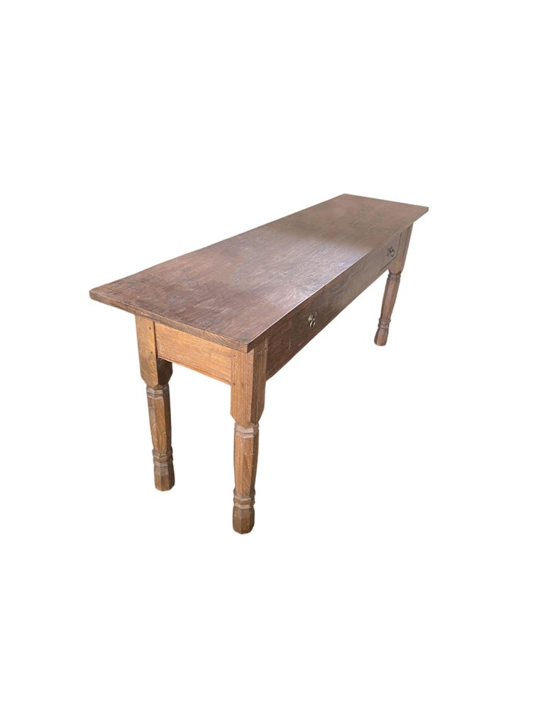 Teak Wood Console Table Java, Indonesia For Sale at 1stDibs
