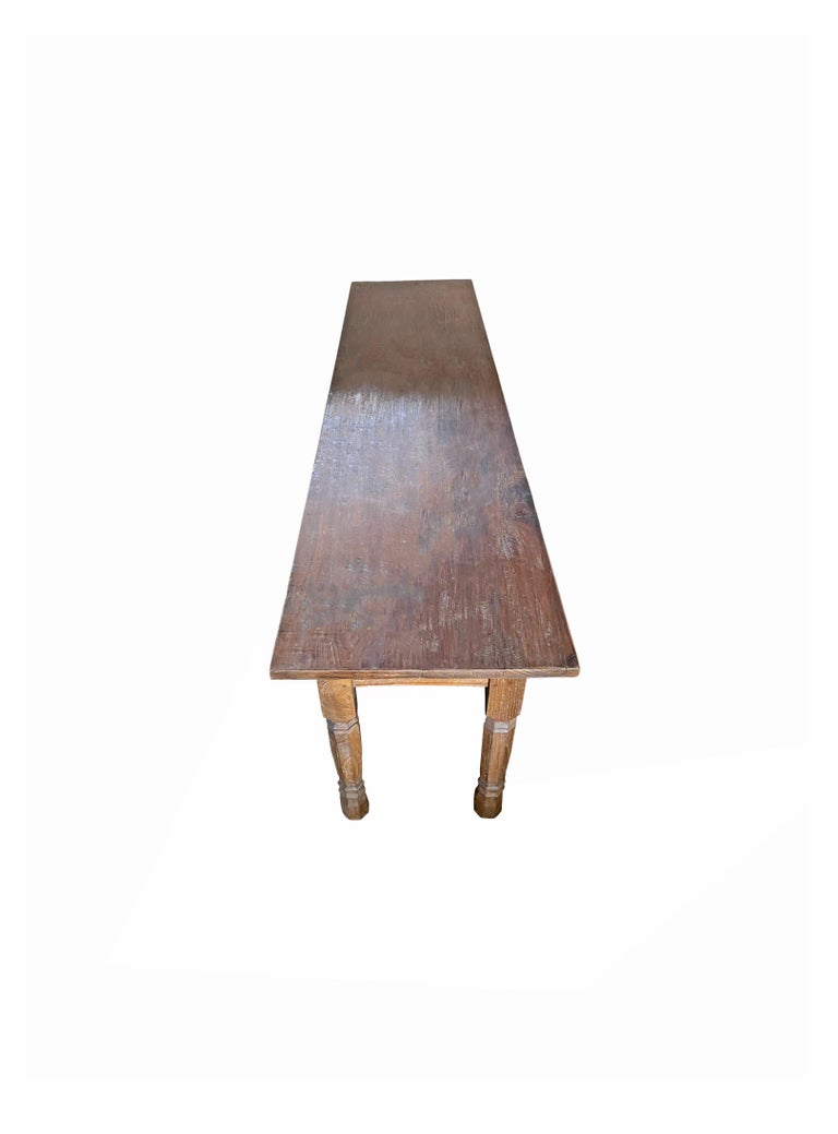 Teak Wood Console Table Java, Indonesia For Sale at 1stDibs