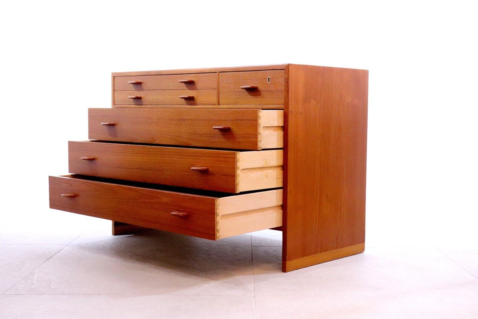 Teakwood Chest of Drawers Ry Møbler, Hans Wegner, 1955 For Sale at 1stDibs