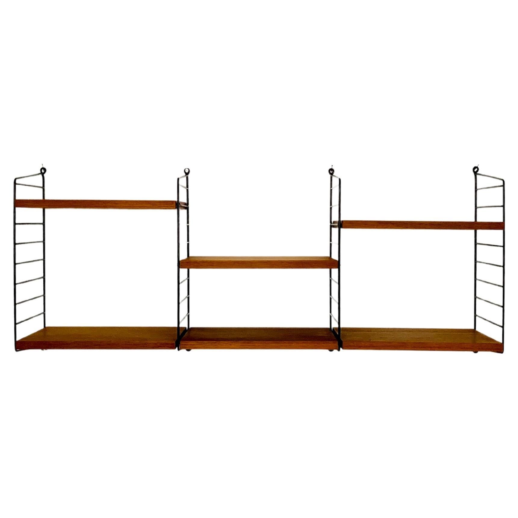 Teakwood Shelf by Kajsa and Nils ''Nisse'' Strinning for String Design ...