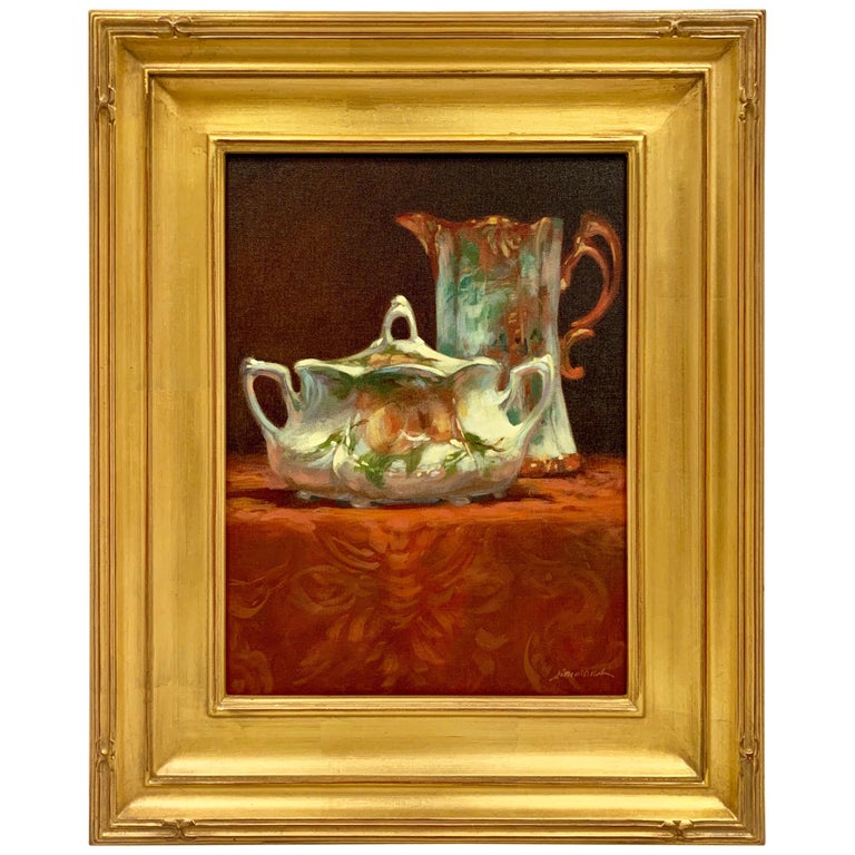 Teapot and Tureen Oil Painting Original Katherine Simmons Oil Still ...