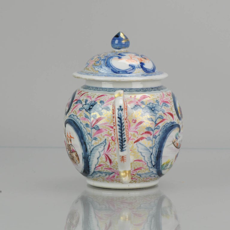 Teapot Mandarin Chinese Porcelain Boats Merchants, China, Qianlong ...