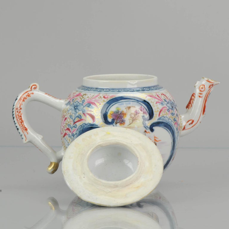 Teapot Mandarin Chinese Porcelain Boats Merchants, China, Qianlong ...