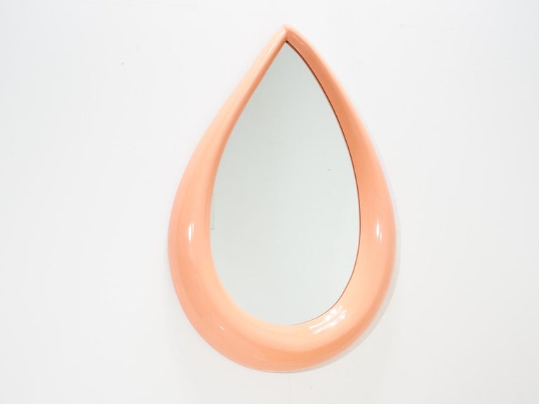 Teardrop Mirror, 1980s For Sale at 1stDibs