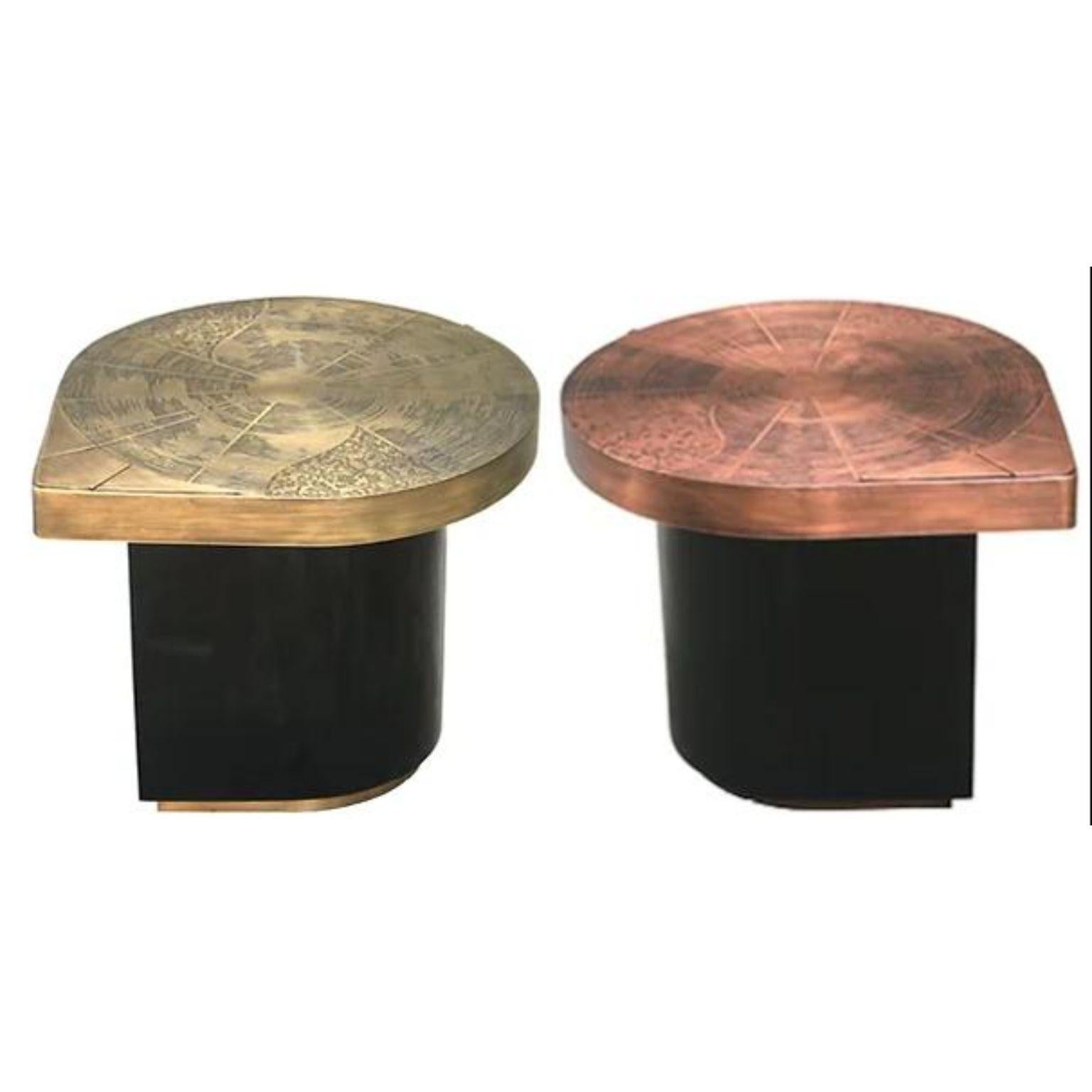 Teardrops Brass Coffee Table by Felix de Boussy, Brutalist Be For Sale ...