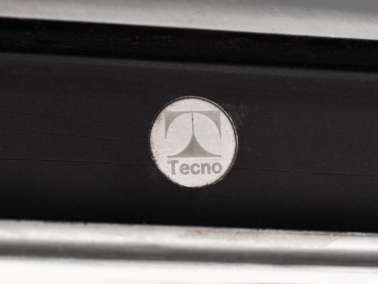 Tecno Design Centre Large Black Table For Sale at 1stDibs