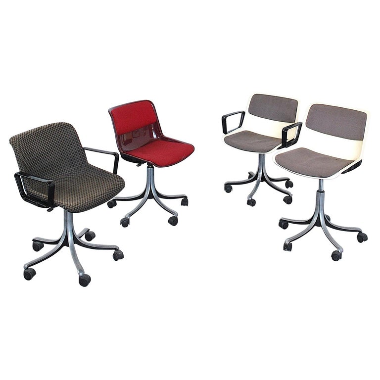 Tecno Italy Set Three Chairs Modus Model For Sale at 1stDibs