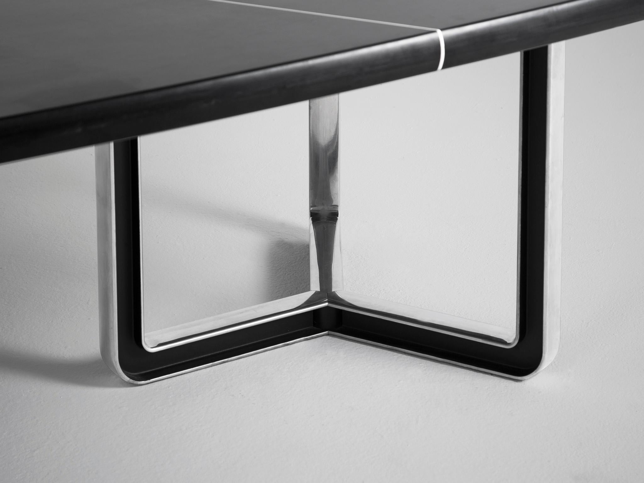 Tecno Large Black Conference Table For Sale at 1stDibs | black ...