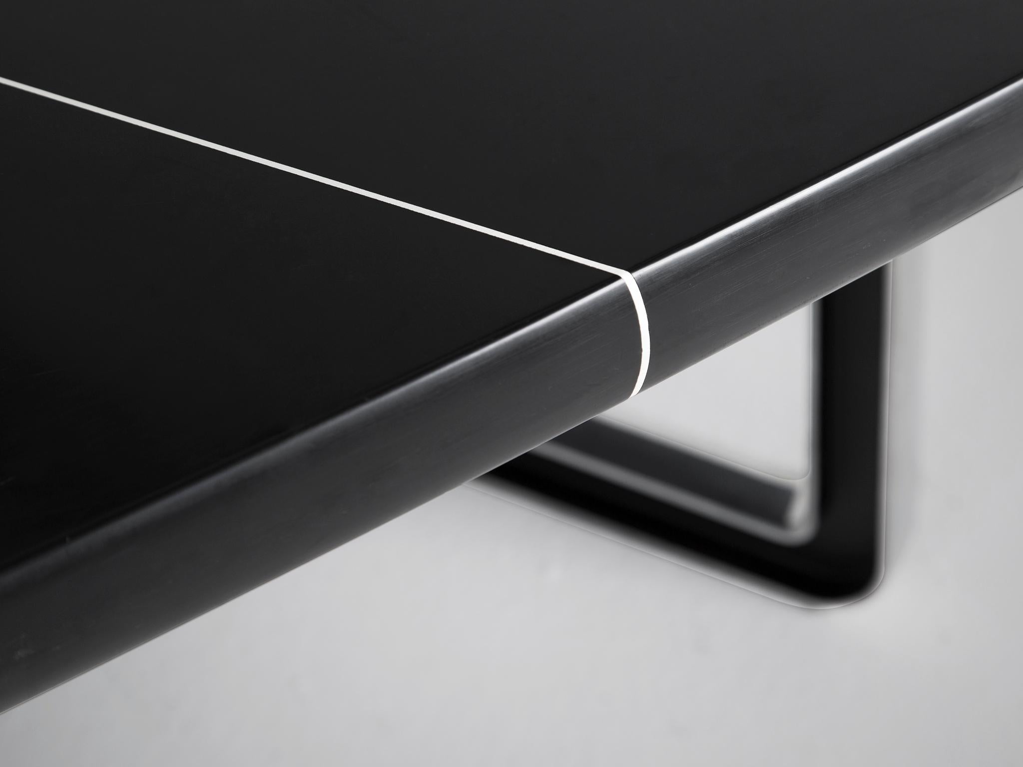 Tecno Large Black Conference Table For Sale at 1stDibs | black ...