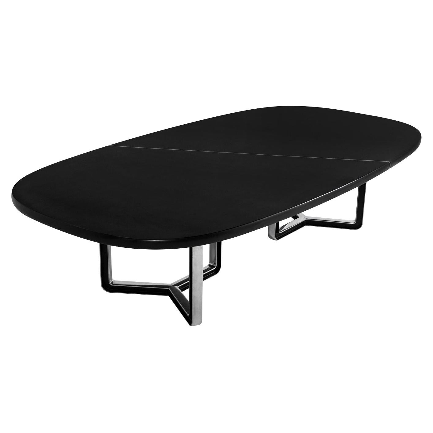 Tecno Large Black Conference Table For Sale at 1stDibs | black ...