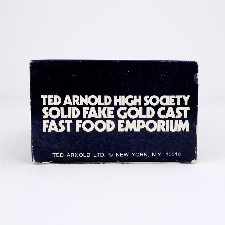 Ted Arnold High Society Solid Fake Gold Cast Fast Food Emporium Slice ...
