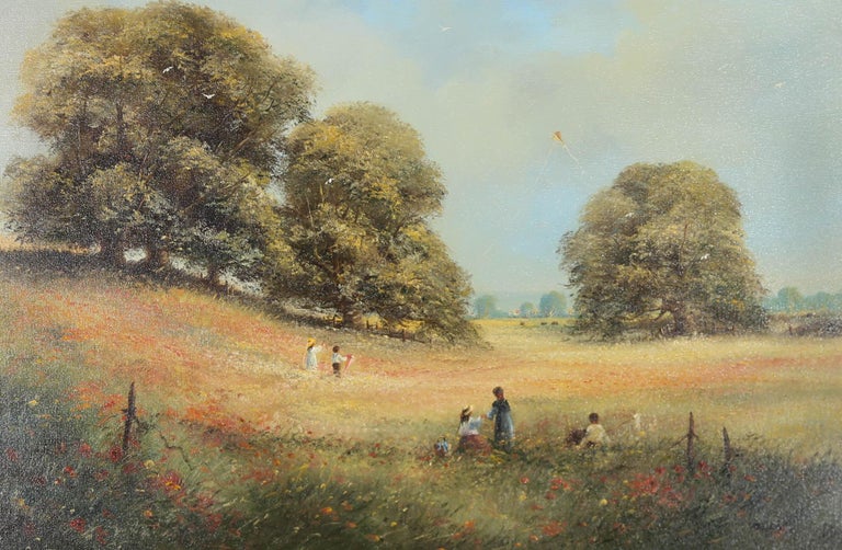 Ted Dyer - Ted Dyer (b.1940) - 20th Century Oil, A Day in The Poppy ...