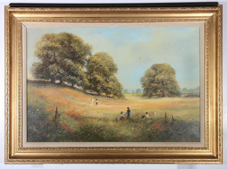 Ted Dyer - Ted Dyer (b.1940) - 20th Century Oil, A Day in The Poppy ...