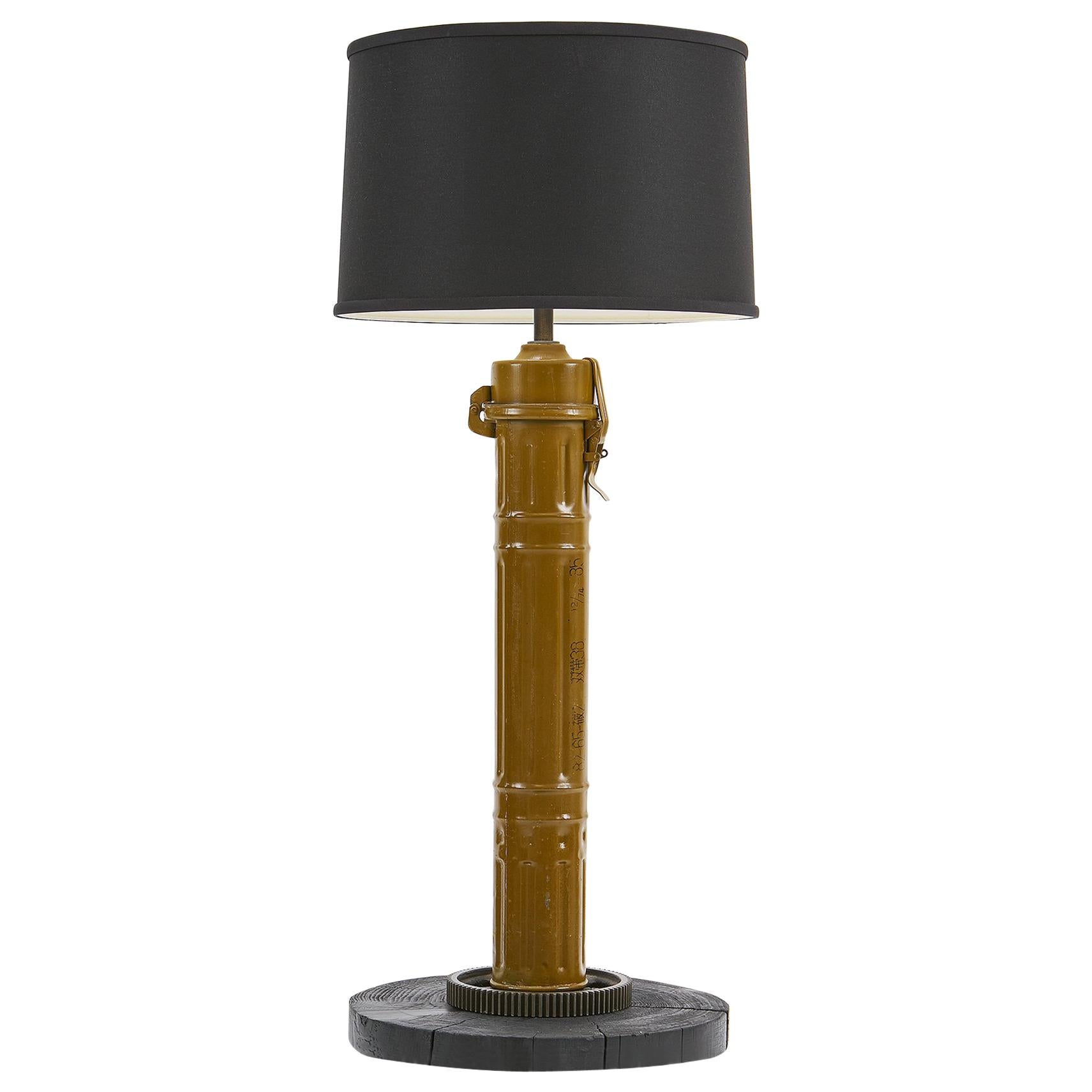 Ted Harris Artillery Shell Table Lamp at 1stDibs | artillery shell lamp