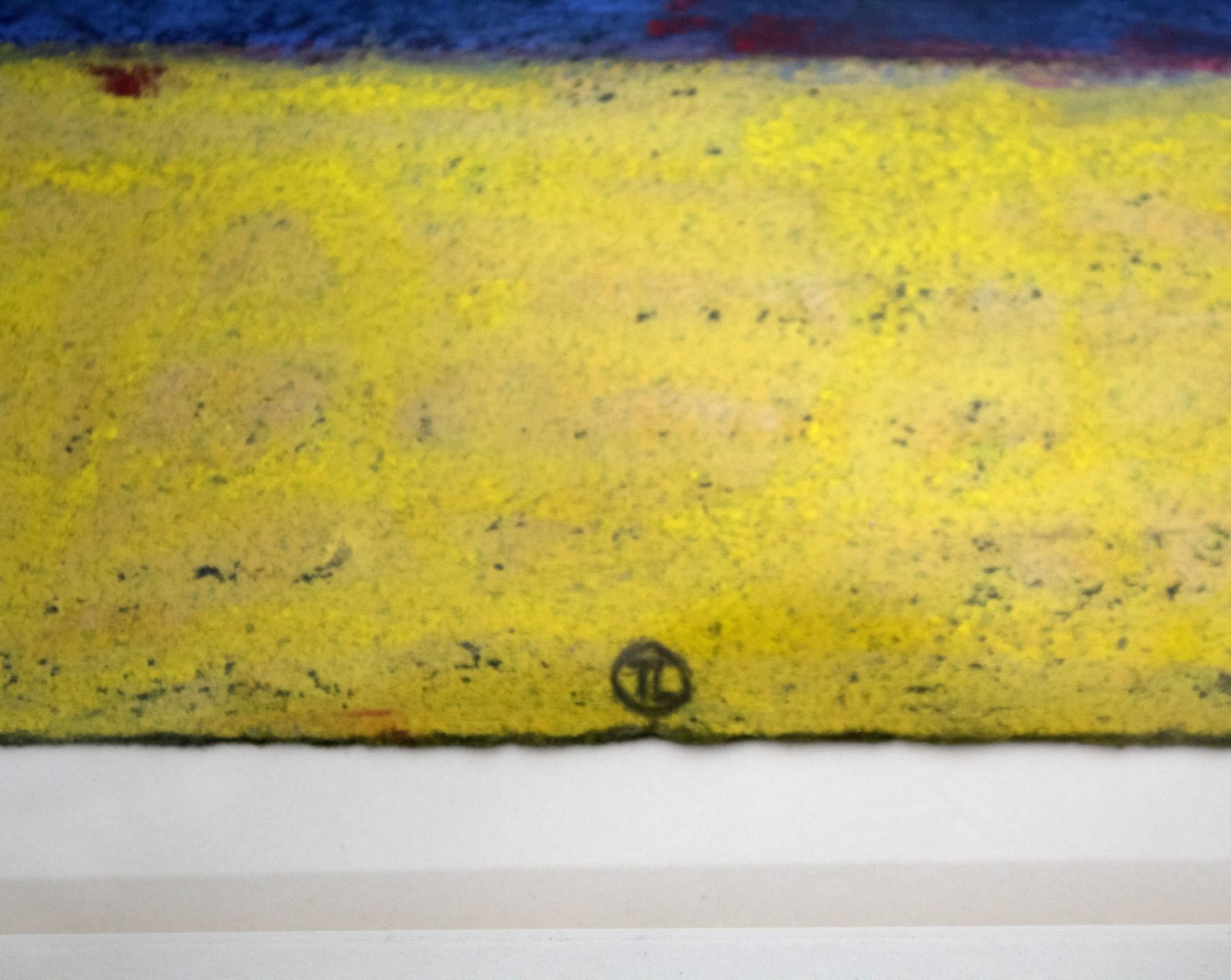 Ted Larsen Under and Through Original Modern Pastel For Sale at 1stDibs