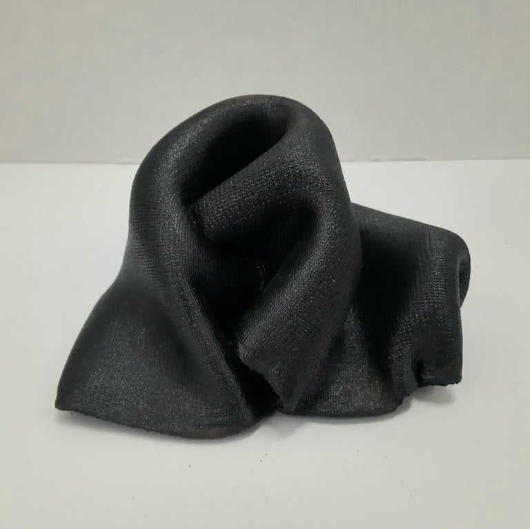 Ted VanCleave - sinuosity 147 black (dark pop art metallic smooth small ...