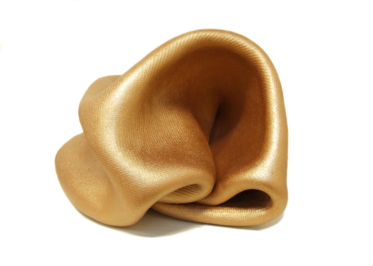 Ted VanCleave - Sinuosity in pagan gold (metallic, sculpture, abstract ...