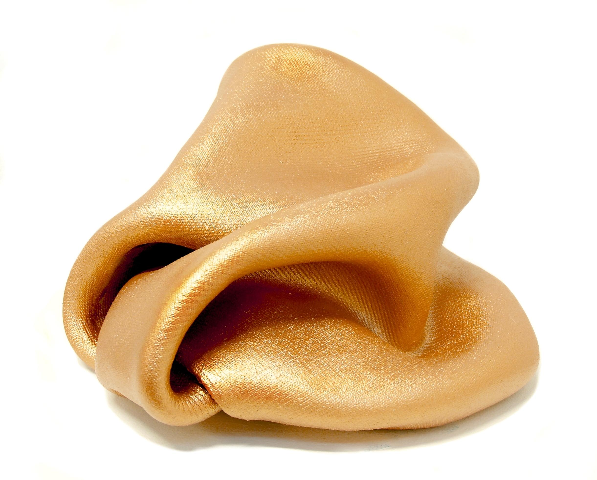 Ted VanCleave - Sinuosity in pagan gold (metallic, sculpture, abstract ...