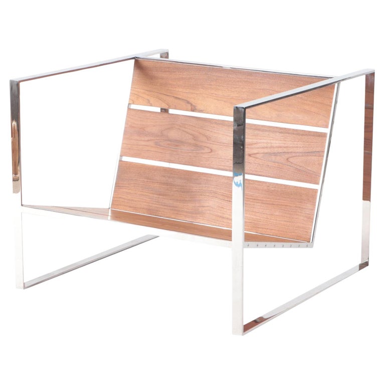 "Tee" Solid Teak Indoor and Outdoor Club Chair by Maximilian Eicke for ...