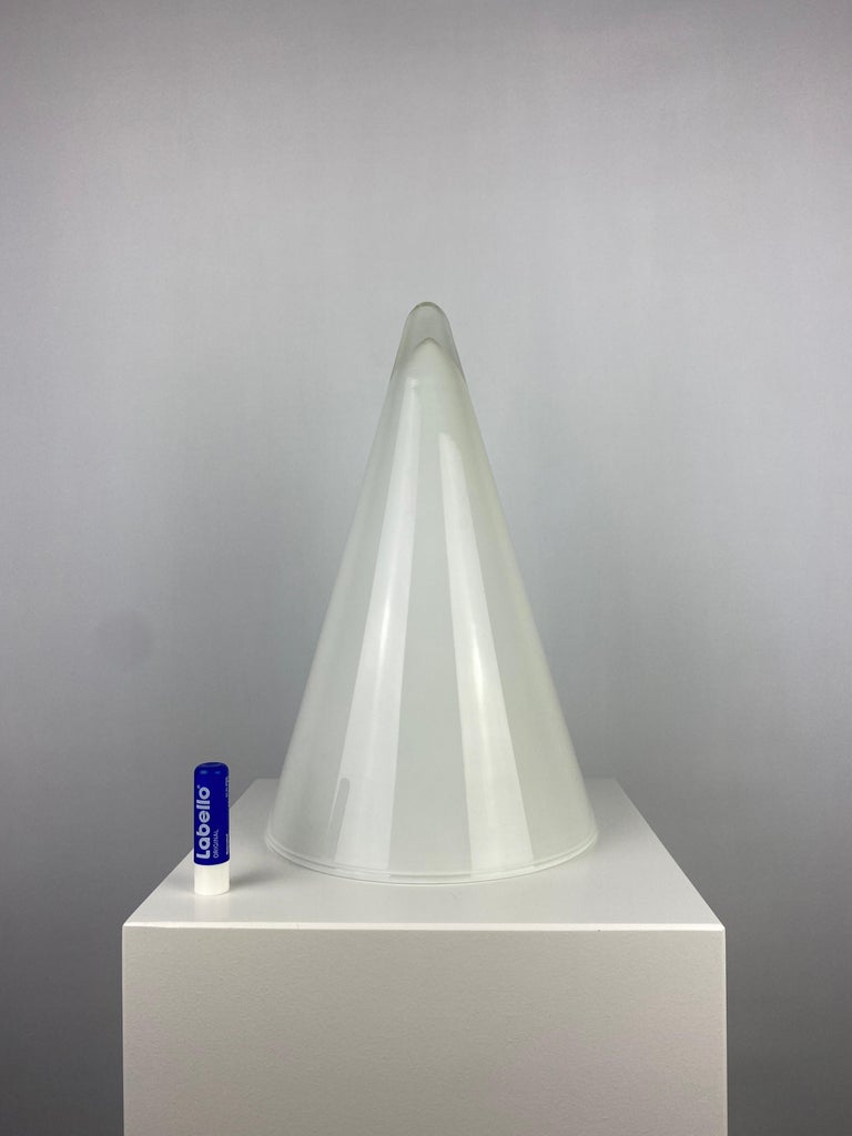 TeePee/Iceberg glass table lamp by SCE (36cm) 1990 For Sale at 1stDibs