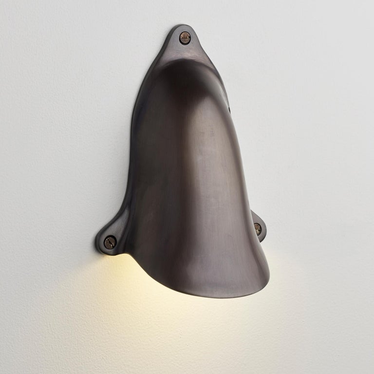 Tekna Shell Light LED Wall Light with Polished Brass Finish and ...