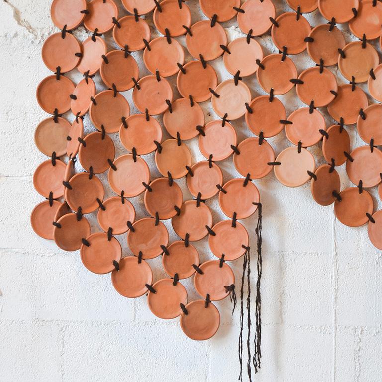 Tela de Barro II by Terracotta Wall Installation by Diego Olivero ...