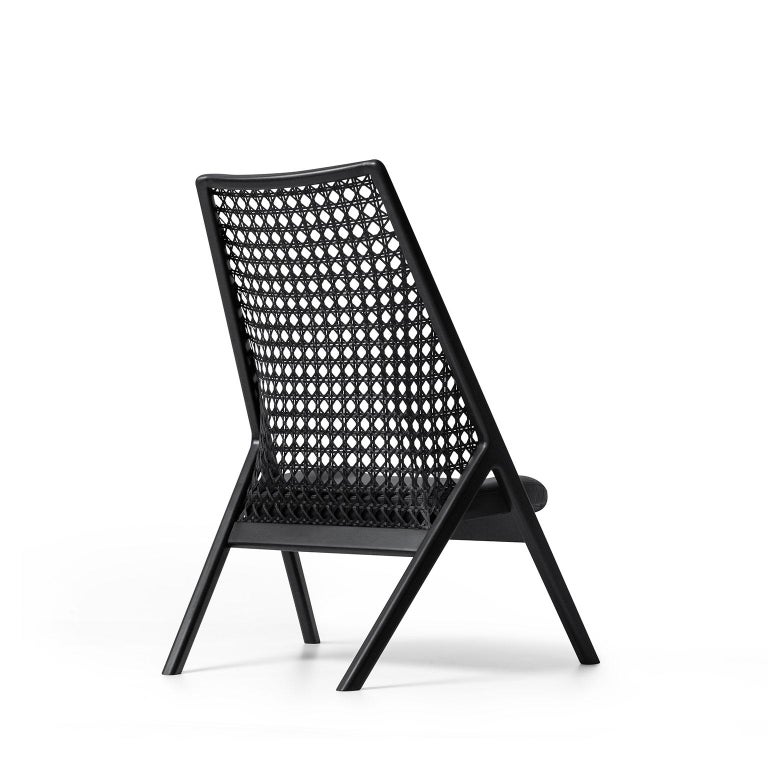 Tela Lounge Chair All Black, by Wentz, Brazilian Contemporary Design ...