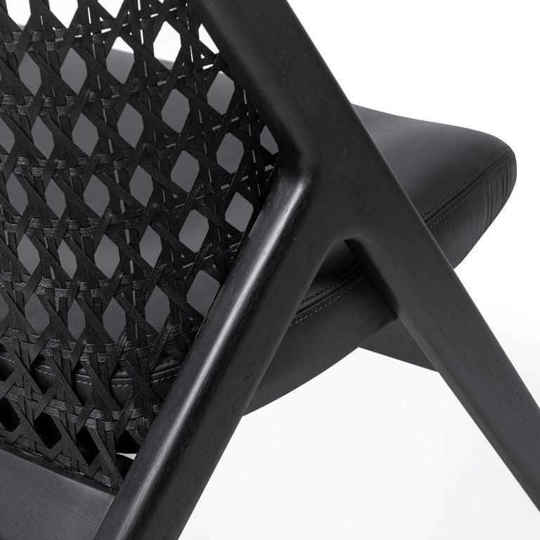 Tela Lounge Chair All Black, by Wentz, Brazilian Contemporary Design ...