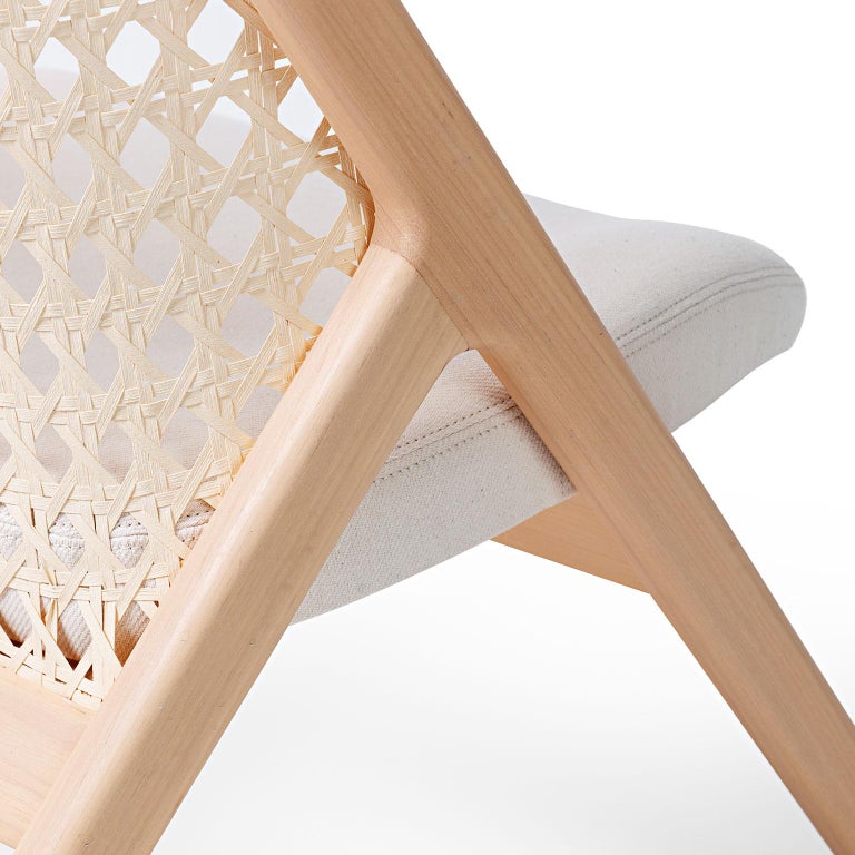 Tela Lounge Chair in Recycled Cotton, by Wentz, Brazilian Contemporary ...