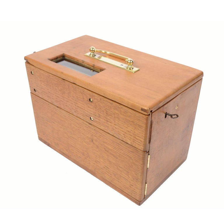 Telegraph power supply in its Oakwood Box of the Second Half of the ...