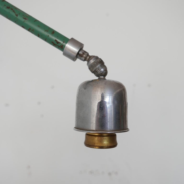 Telescopic Swedish Painted Extendable Industrial Wall Light For Sale at ...