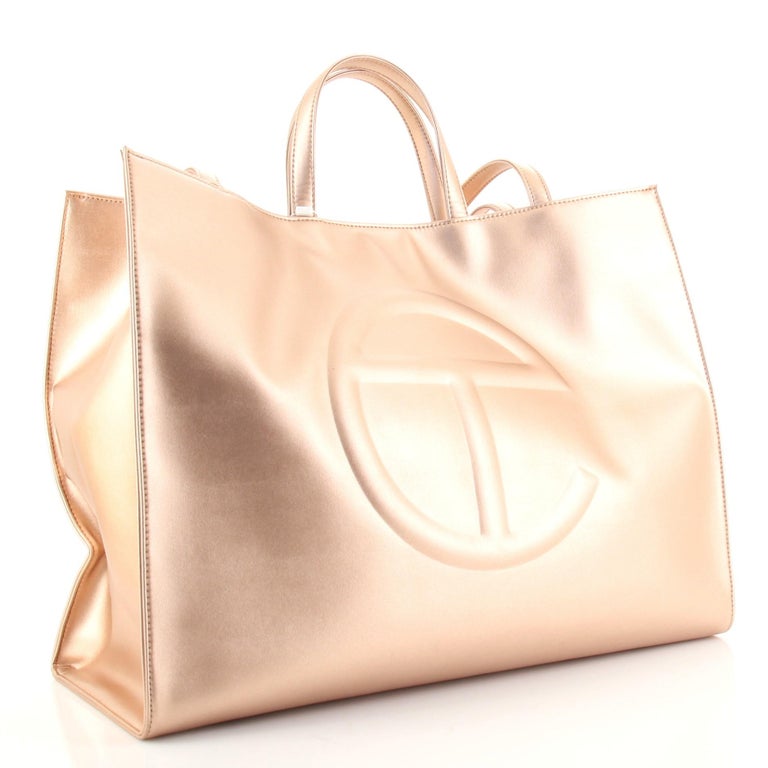 Telfar Shopping Tote Faux Leather Large at 1stDibs