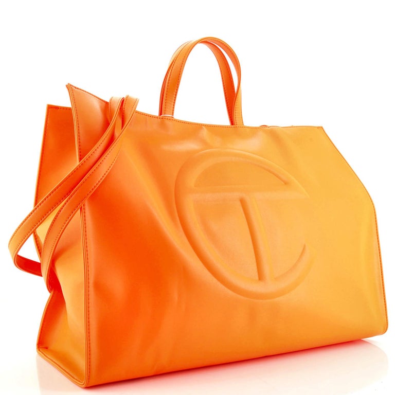 Telfar Shopping Tote Faux Leather Large at 1stDibs
