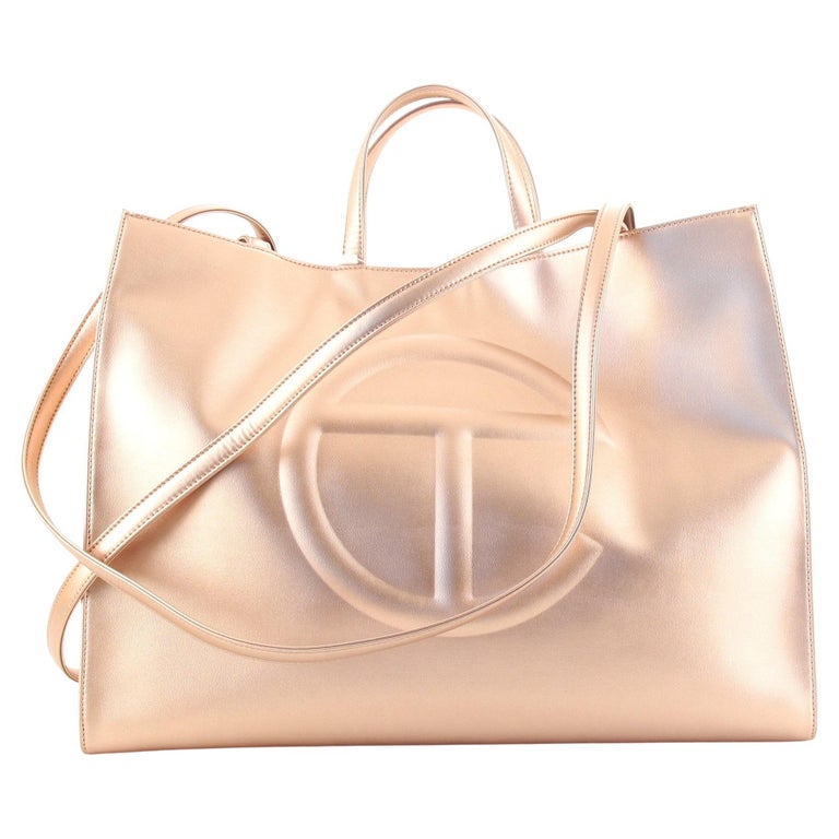 Telfar Shopping Tote Faux Leather Large at 1stDibs