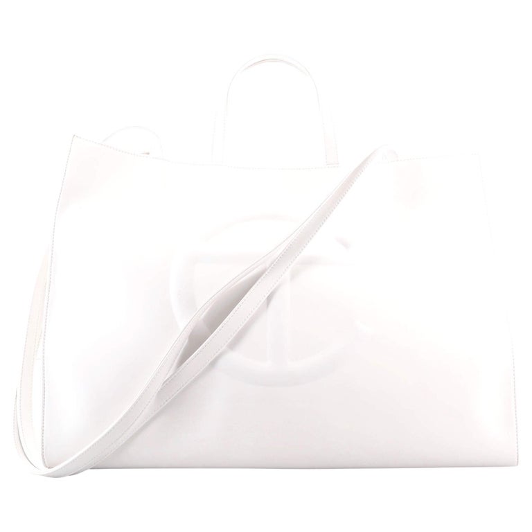 Telfar Shopping Tote Faux Leather Large at 1stDibs