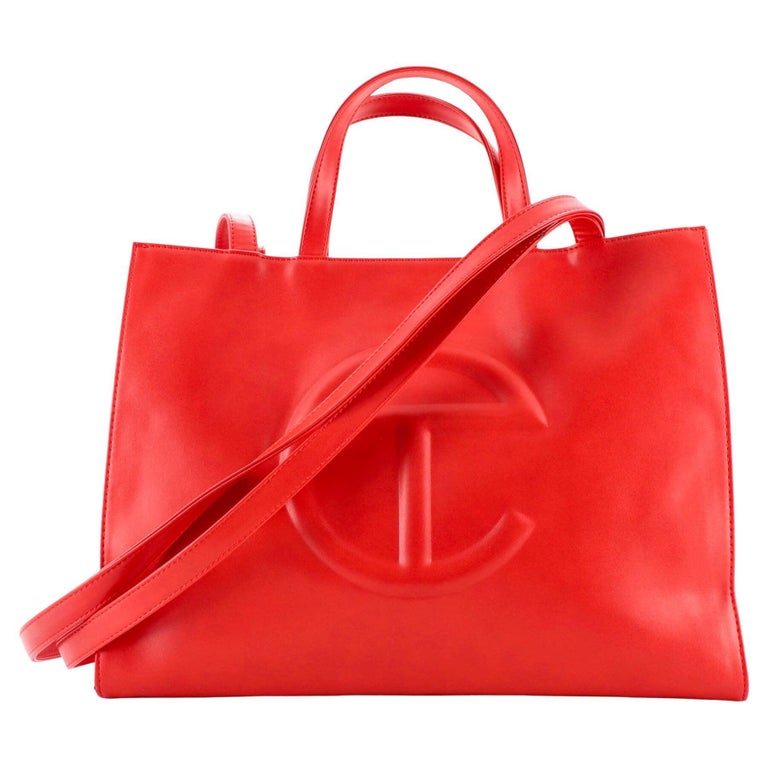Telfar Shopping Tote Faux Leather Medium at 1stDibs