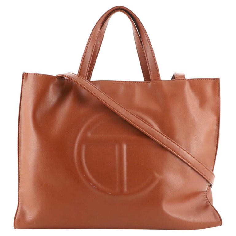Telfar Shopping Tote Faux Leather Medium at 1stDibs