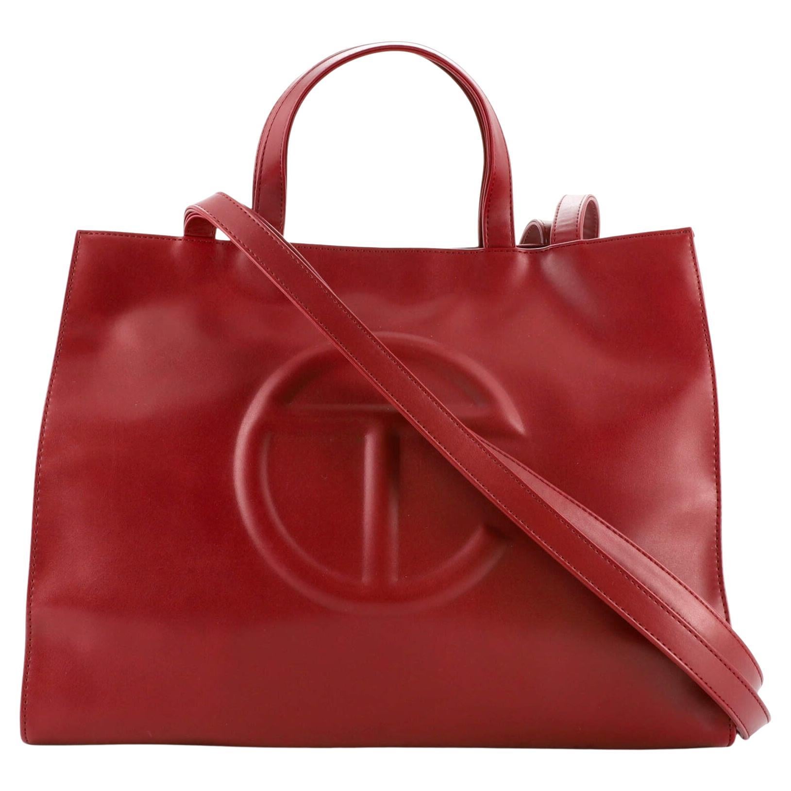 Telfar Shopping Tote Faux Leather Medium at 1stDibs