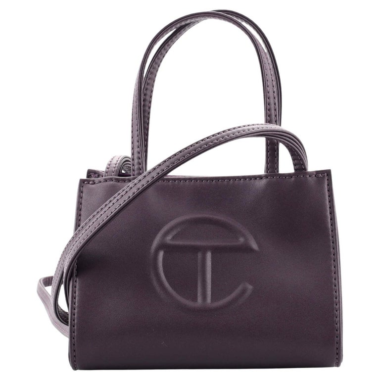 Telfar Shopping Tote Faux Leather Small at 1stDibs