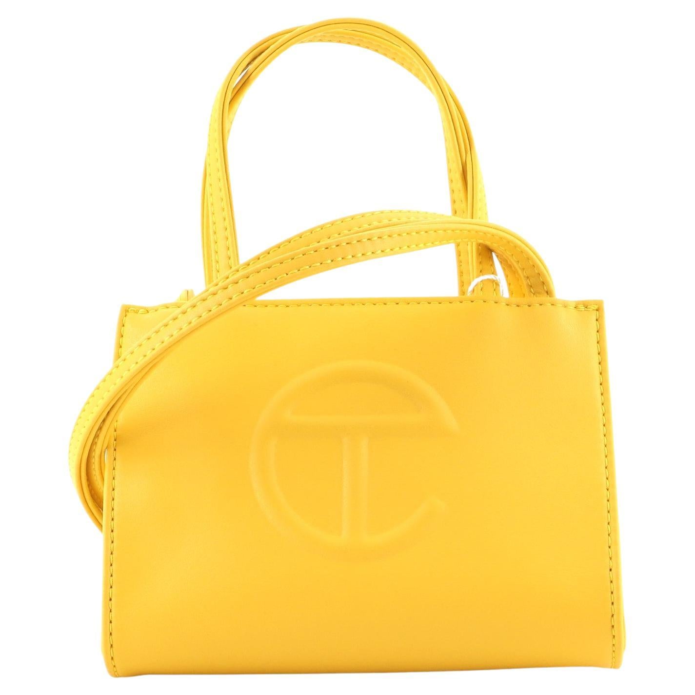 Telfar Shopping Tote Faux Leather Small at 1stDibs | telfar small