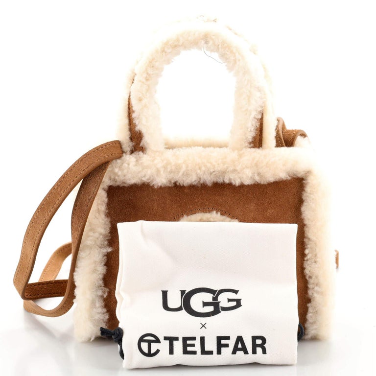 Telfar UGG Shopping Tote Shearling Small at 1stDibs