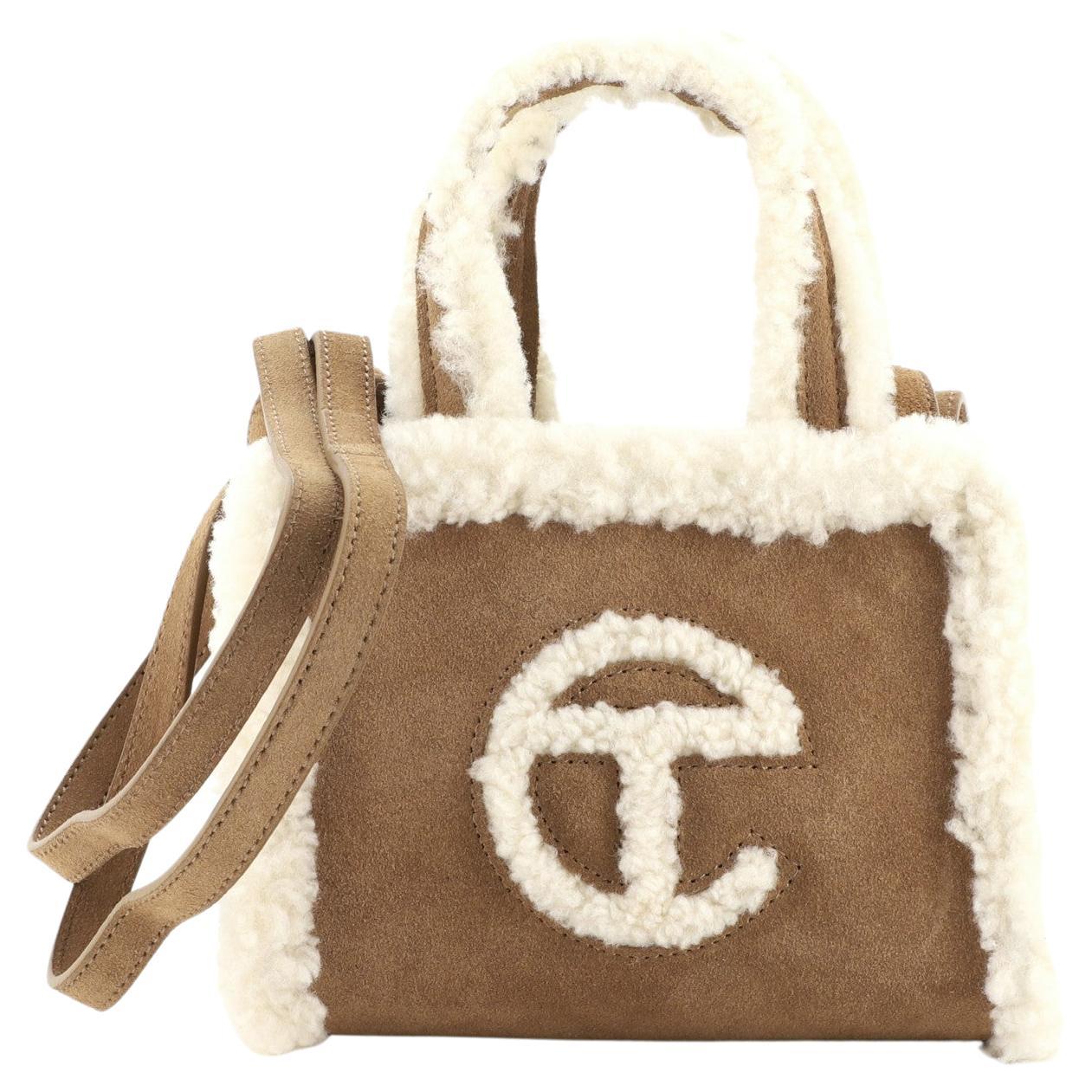 Telfar UGG Shopping Tote Shearling Small For Sale at 1stDibs