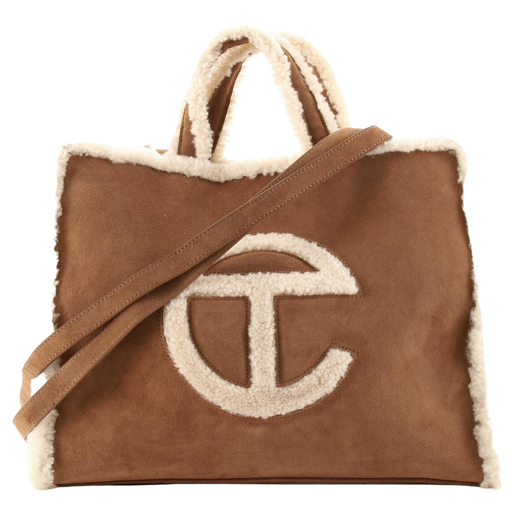 Telfar UGG Shopping Tote Shearling Small For Sale at 1stDibs